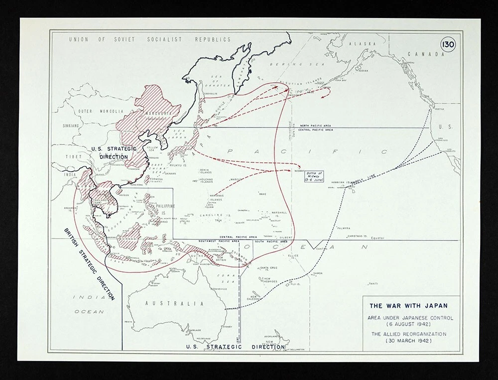 Battle Of Midway Map