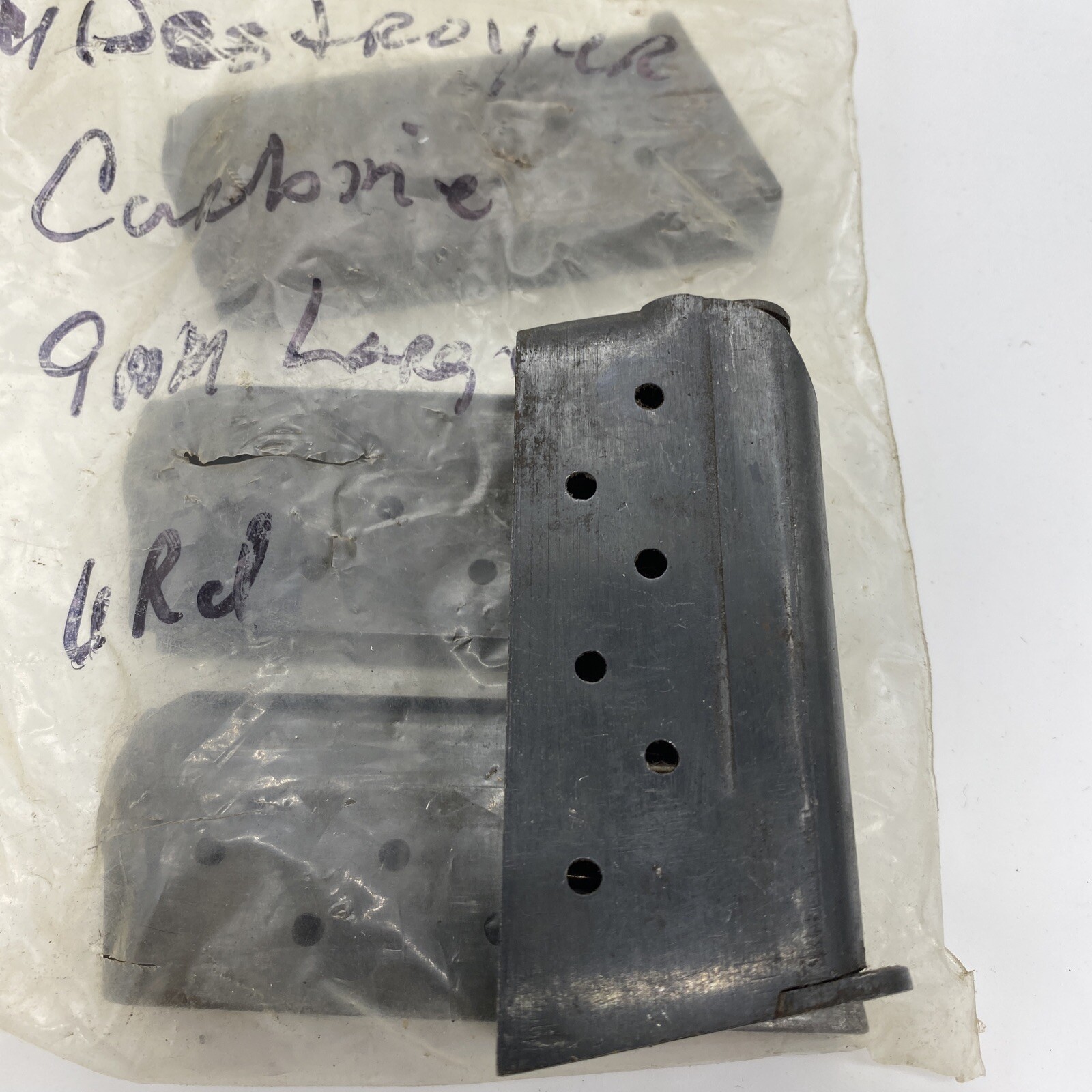 VINTAGE SPANISH DESTROYER CARBINE MAGAZINE 9MM LARGO(9X23MM) 6-ROUND ...