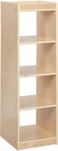 4-Cube Vertical Storage Cabinet, Display Shelf, Natural 313090774752| eBay