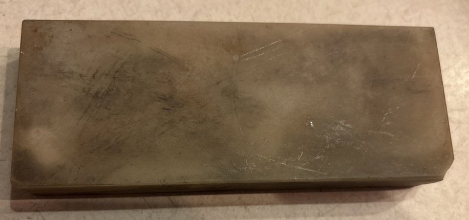 Vtg Translucent Hard Arkansas Style Oil Sharpening Stone 4-15/16”x1-15/ ...