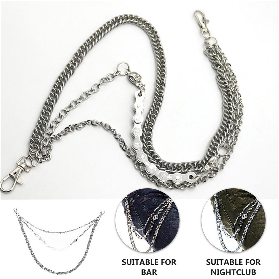 1Pc Fashionable Trouser Chain Decorative Male Pant Ornament Jewelry ...