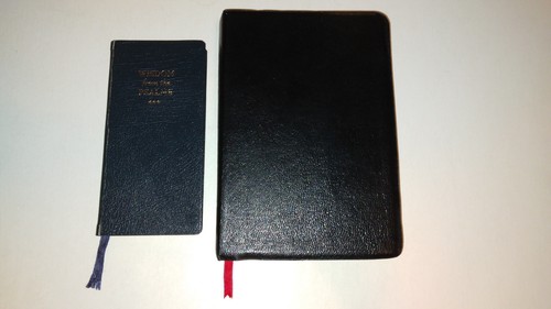 Holman Revised Standard Version RSV Holy Bible & Wisdom from the Psalms Leather | eBay