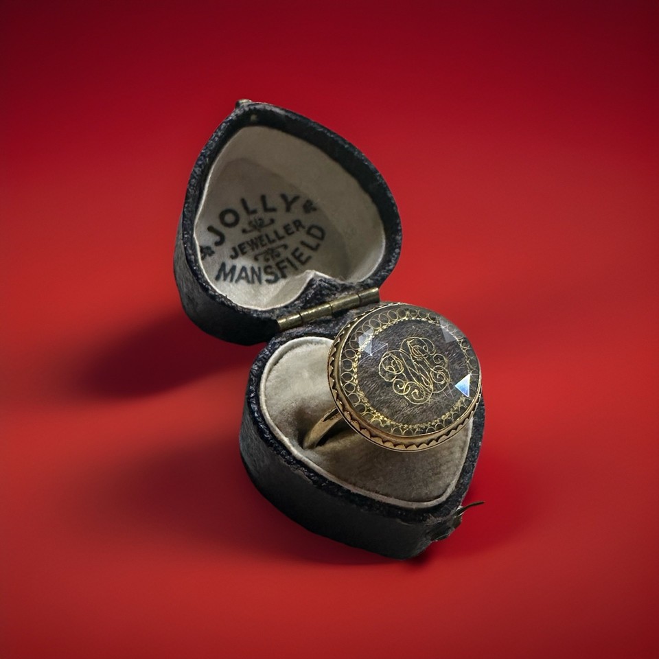 Antique Late 1600’s Stuart Crystal Slider Conversion Ring | eBay