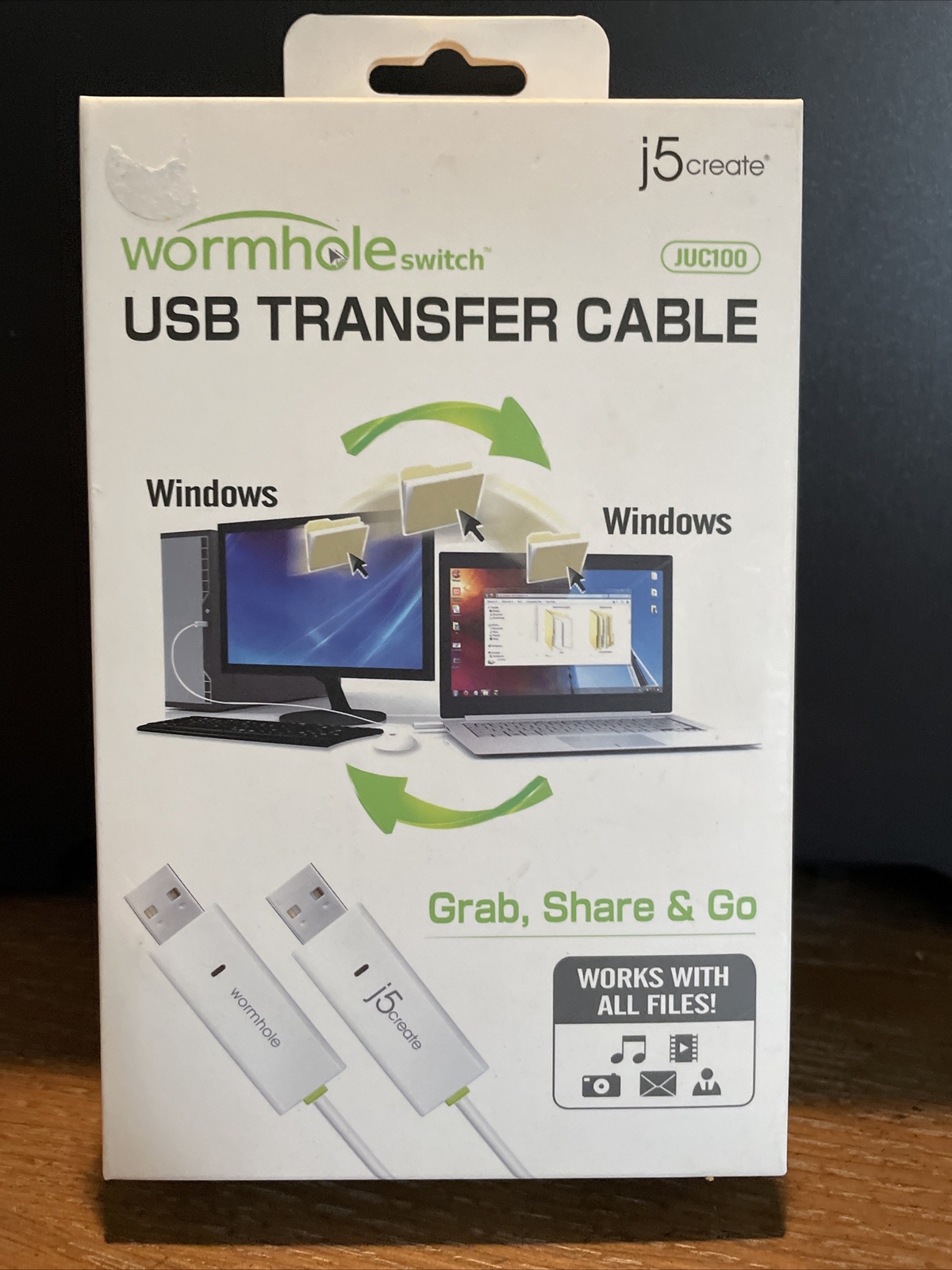 j5create Wormhole™ Switch - USB™ Transfer Cable-NEW | eBay