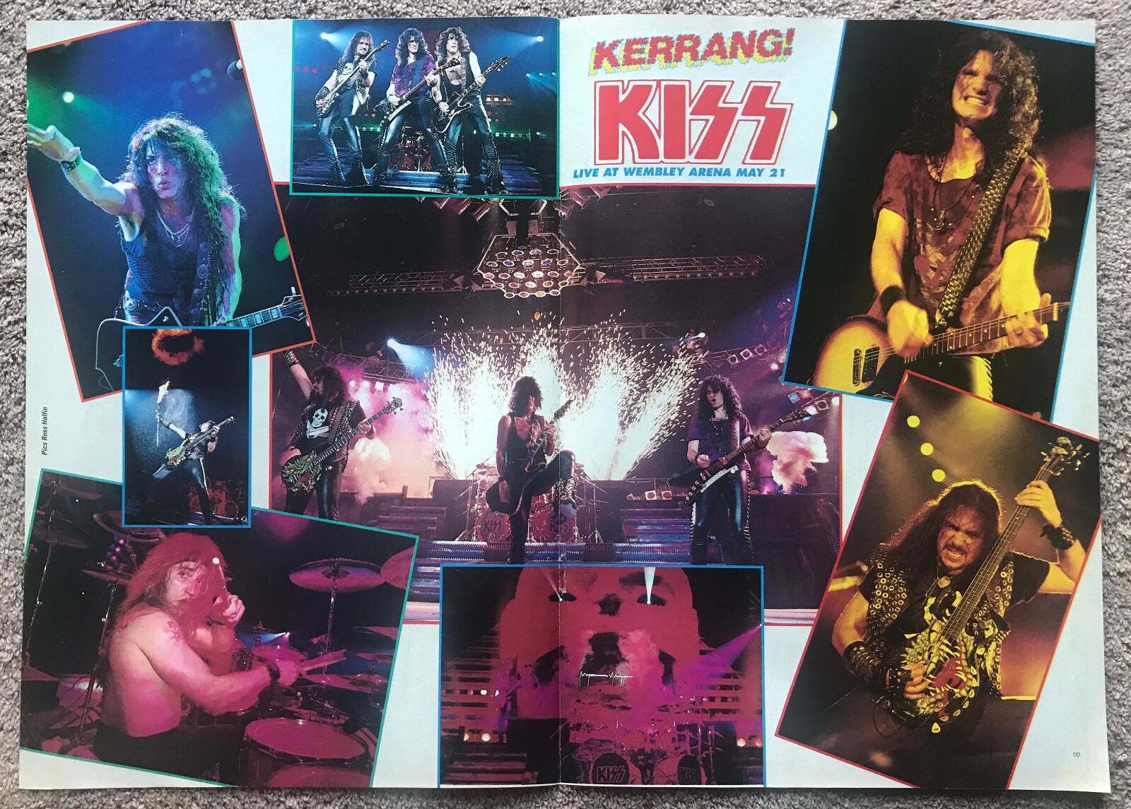 KISS - 1992 UK Magazine centrefold poster | eBay