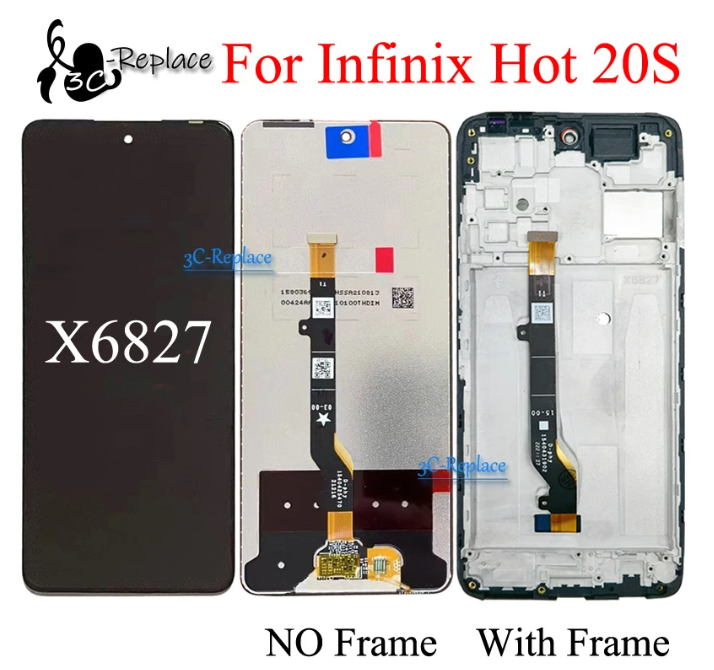 6.78 Inch For Infinix Hot 20S X6827 LCD Display Touch Screen Digitizer ...