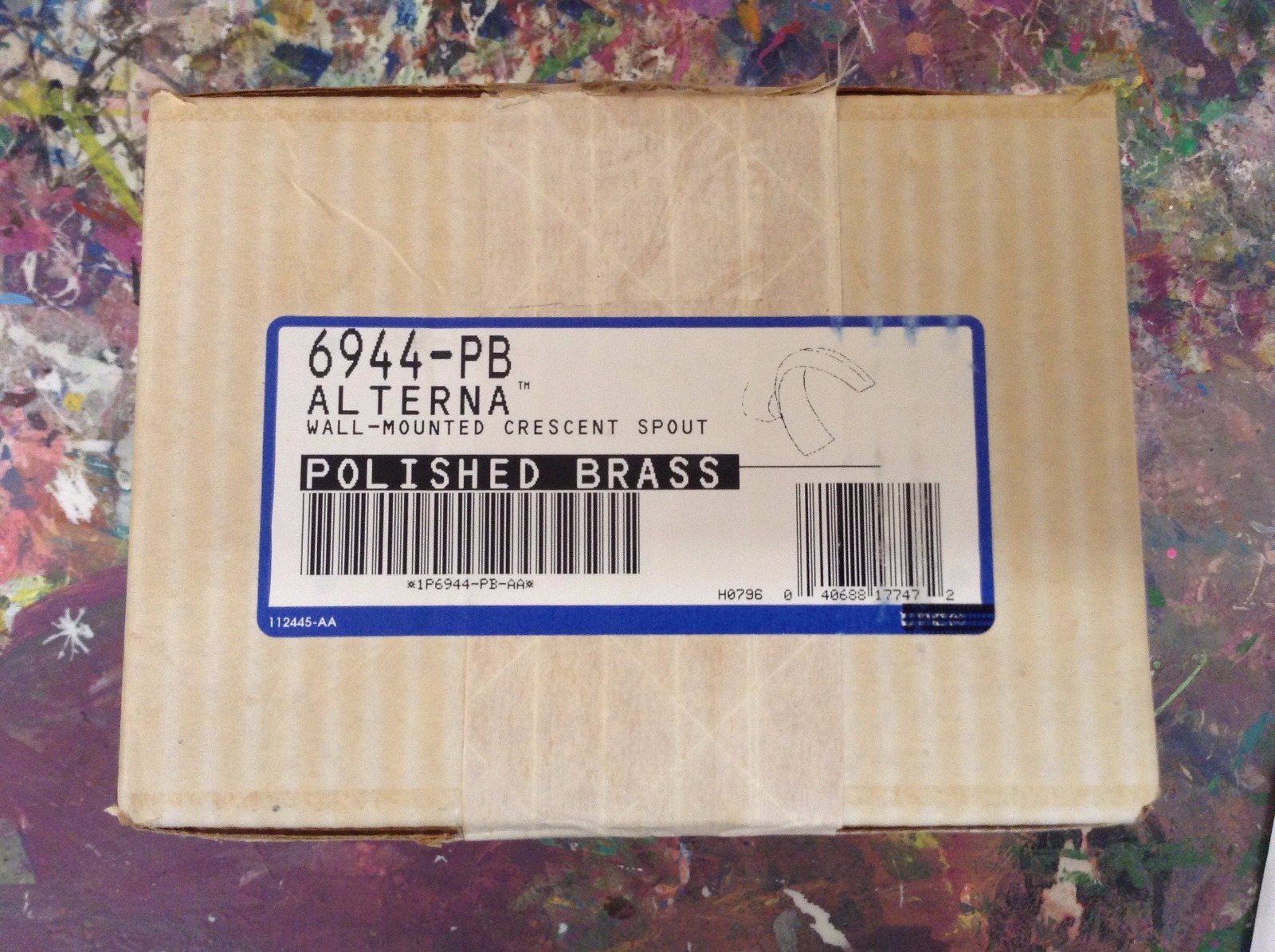 Kohler ALTERNA K-6944-PB Wall-Mount Bath Spout, POLISHED BRASS | eBay