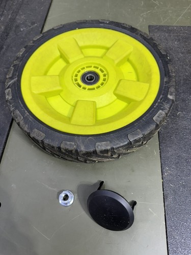 Ryobi RY401015 Battery Push Mower 21" Cross Cut Self Propelled Rear ...