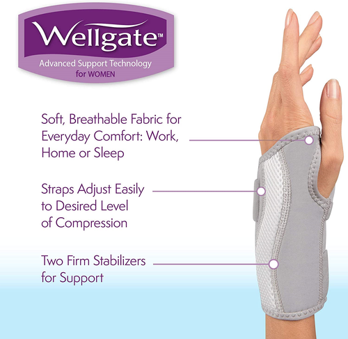Wellgate PerfectFit Women’s Left Hand Wrist Support - White for sale ...