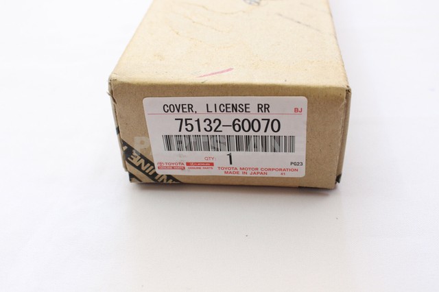 OEM Toyota 7513260070 Cover License Rear Lamp 75132-60070 for sale ...