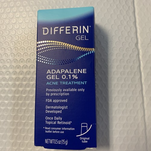 Differin 0.1% AdapaleneAcne Treatment Gel Pump - 0.5 Oz Exp03/2027 #303 ...