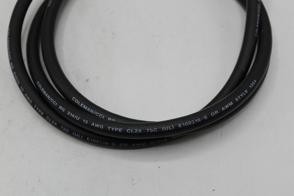 Agilent 08921-61029 Coleman/CCI Cable RG AWG Type CL2X 75C (UL) E100316 ...