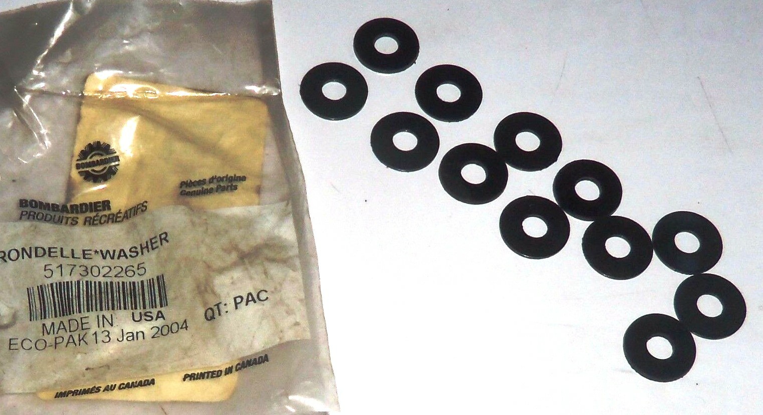 BRP SKI DOO OEM NOS SNOWMOBILE WASHER PACK QTY LOT 12 517302265 | eBay