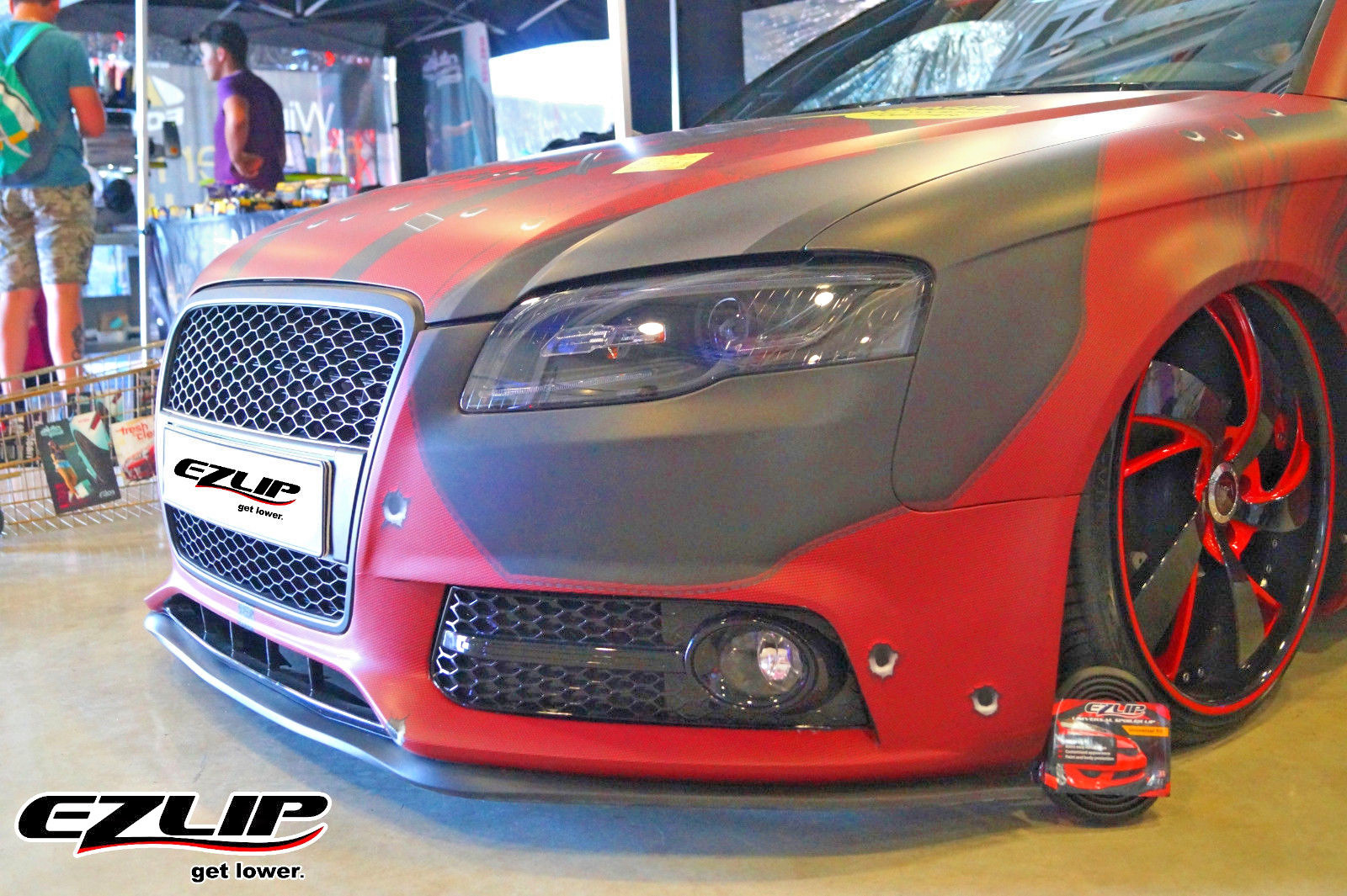 EZ-LIP Spoiler Spoilerlippe Lippe Frontspoiler passend für AUDI A4 S4 ...