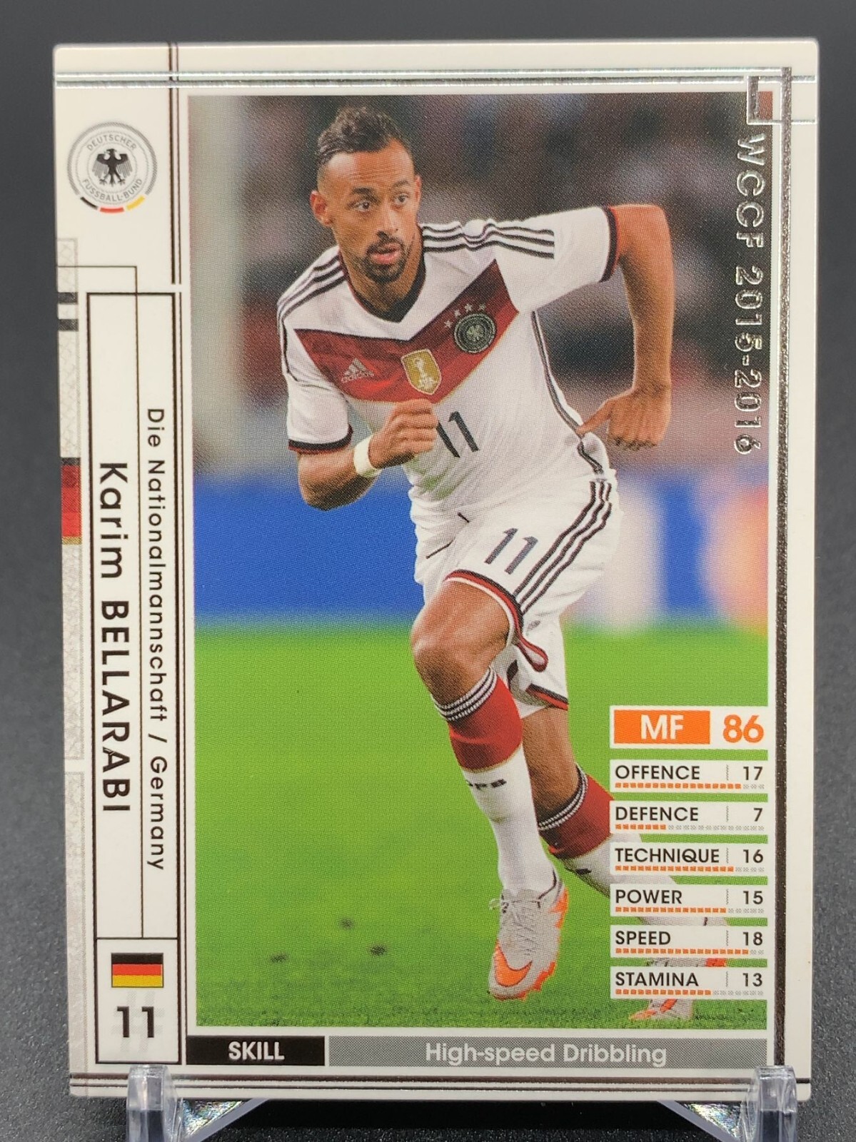 Karim Bellarabi Die Nationalmannschaft Card WCCF 2015 - 2016 Japanese | eBay