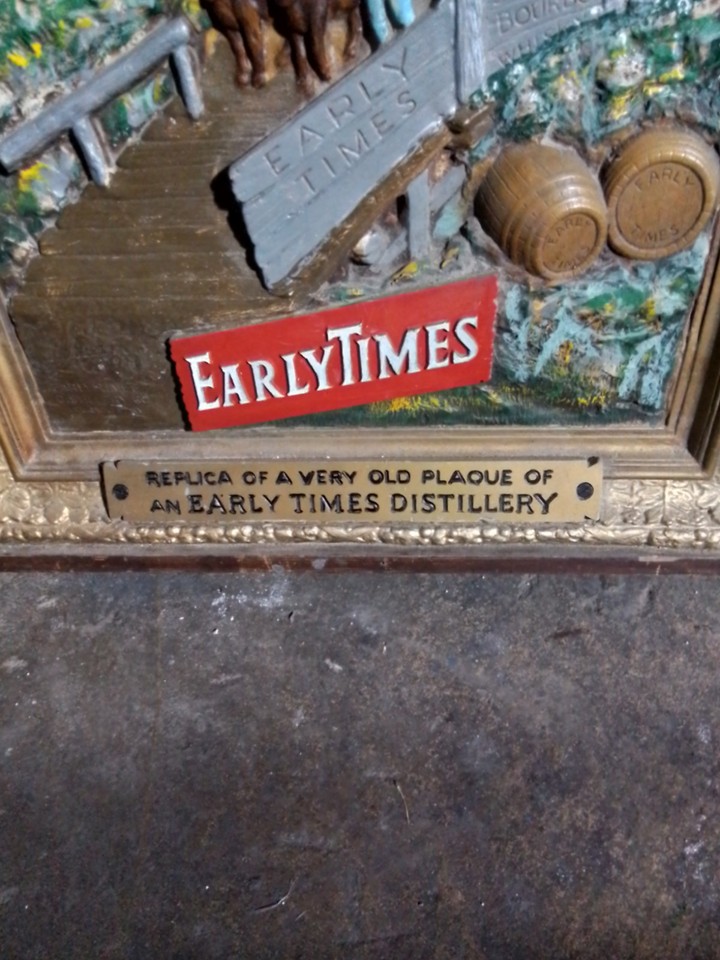 Vintage Early Times Whiskey Bar Hanging. | eBay