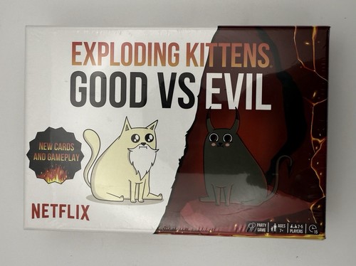 Exploding Kittens: Good vs Evil Netflix Card Game Sealed NEW ...
