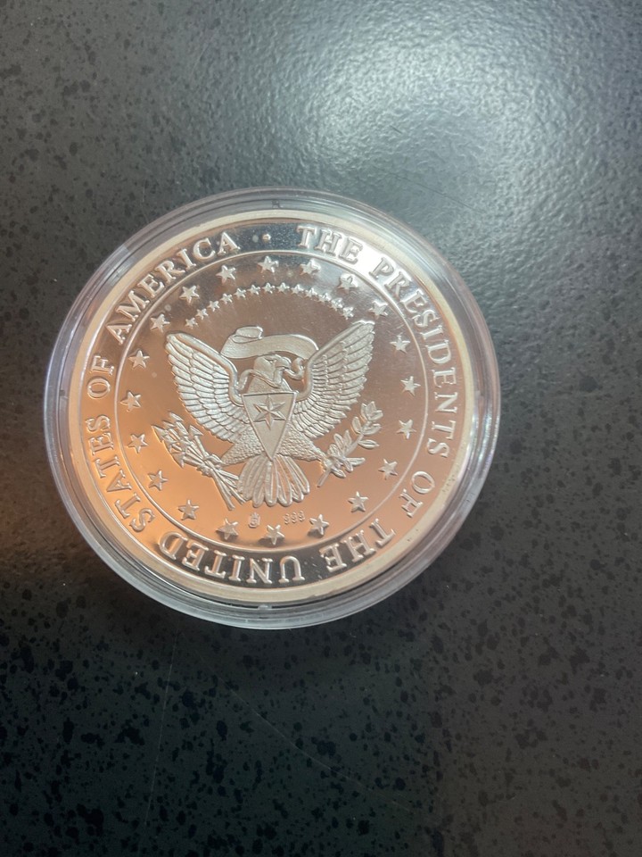 1998 American Mint Theodore Roosevelt USA Presidents Silver Proof 9999 ...