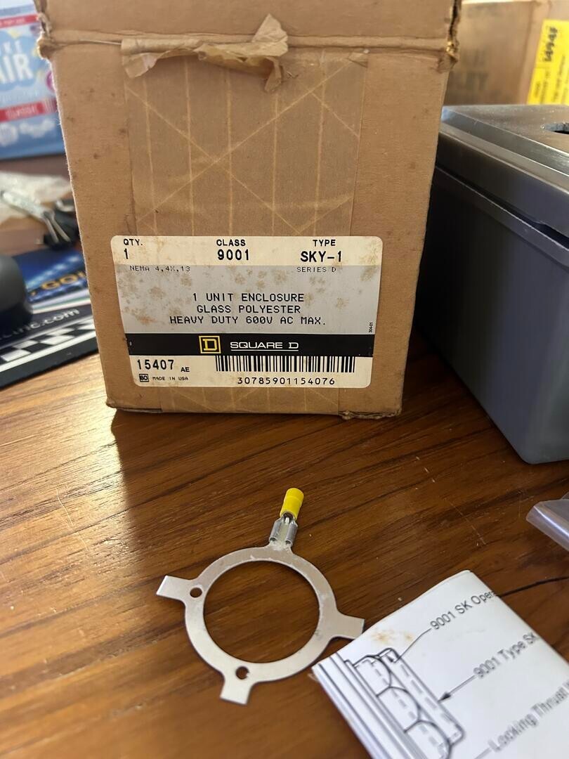 SQUARE D Unit Closure Series D Class 9001 Type SKY-1 NEW IN BOX | eBay