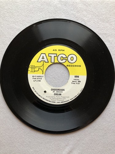 Cream Crossroads/Pass The Time 45rpm Record | eBay