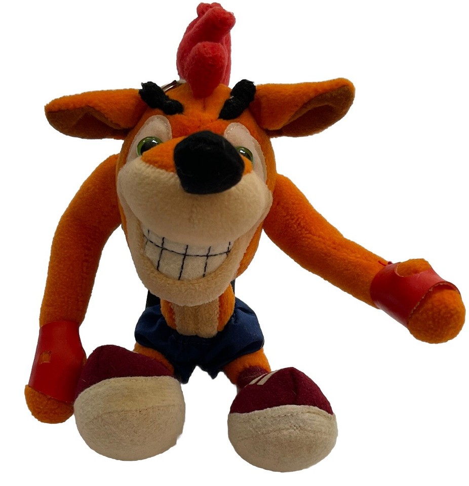 Crash Bandicoot Resaurus 9” Beanbag Plush Doll w/Keychain | eBay