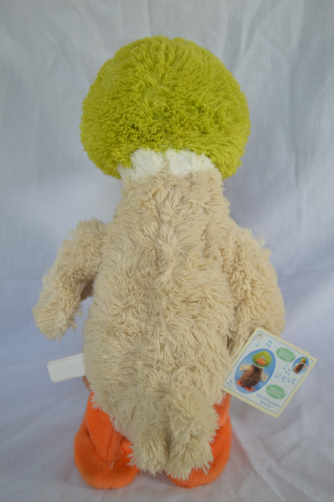 Russ Berrie jiggler Walking Squawking Quackles Duck animated plush ...