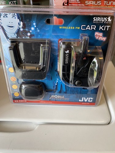 JVC KS-K6012 SIRIUS Satellite Radio Wireless FM Car Kit NEW SEALED KS ...