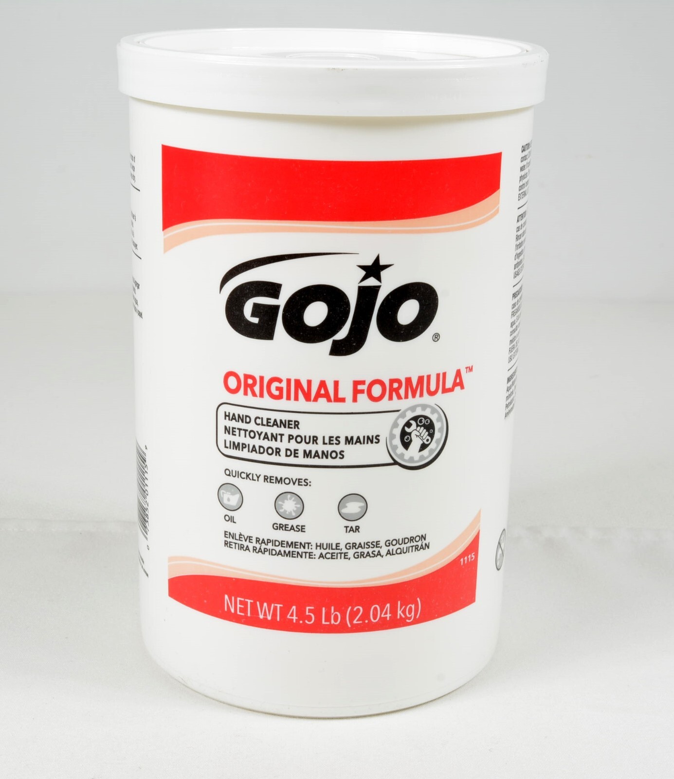 New Gojo Original Formula No Scent Hand Cleaner 4.5lb Remove Heavy ...