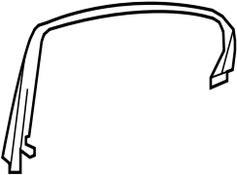 67673-50100-E0 Toyota Garnish, rear door frame, rh 6767350100E0, New ...
