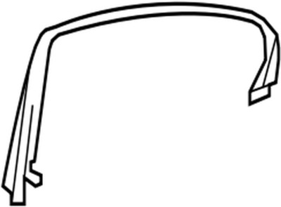 67673-50100-E0 Toyota Garnish, rear door frame, rh 6767350100E0, New ...