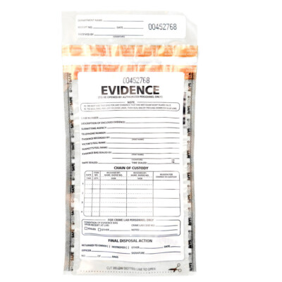 Plastic Evidence Bags, 100 pack Choose Small Medium or Large | eBay ...