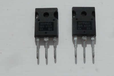 IRFP450 MOSFET N-CH 500V 14A 3-Pin TO-247AC x2pcs FIRST CLASS POST ...