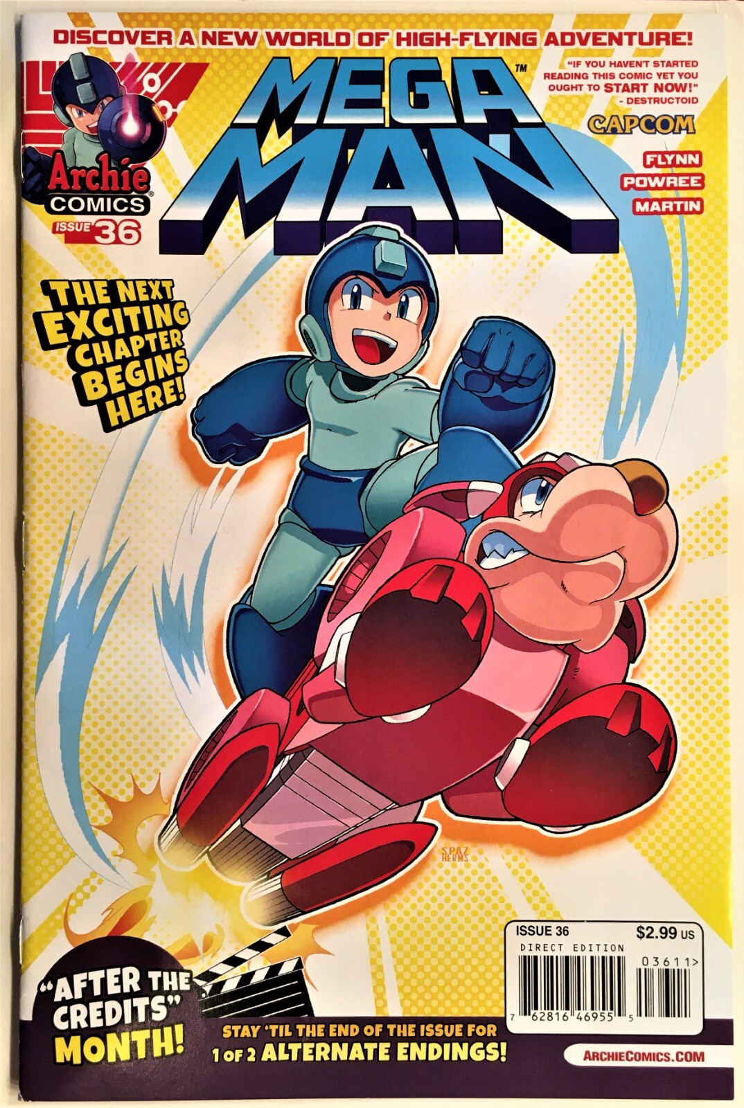 MEGA MAN COMIC BOOK #36 June 2014 SHADOW OF RA MOON Pt 3 Bagged ...