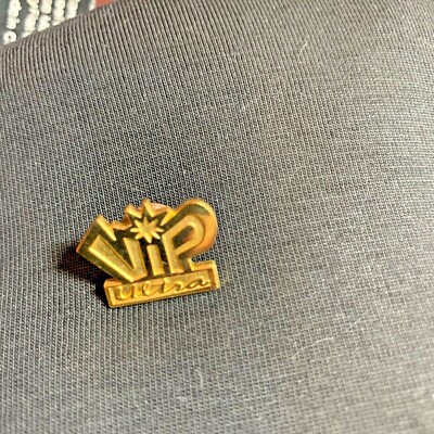 VINTAGE Gold Plated VIP Very Lapel Pin Ultra | eBay