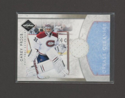 2011-12 Limited Crease Cleaners Materials Jersey #3 Carey Price 27/99 ...