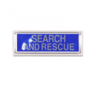 Small Blue Reflective Search and Rescue Badge | eBay