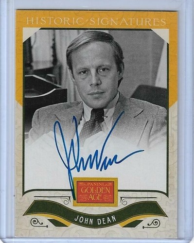 2012 PANINI GOLDEN AGE JOHN DEAN AUTOGRAPH AUTO CARD #JD ~ NIXON ...