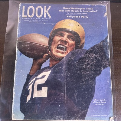 RARE 1946 NOVEMBER 12 LOOK MAGAZINE - JOHNNY LUJACK + FREE SHIPPING | eBay