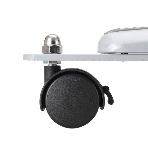 Privacy Screen Holder Feet Room Divider Feet Fixed Moving Wheel Silver ...