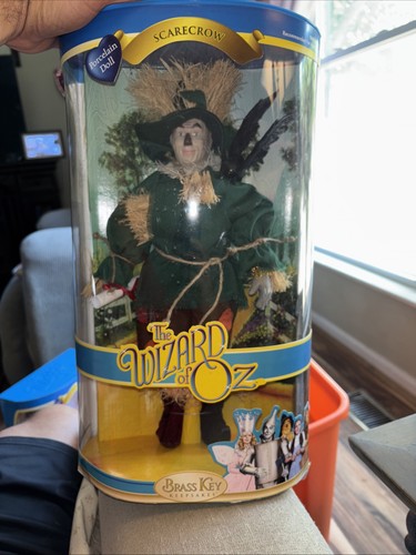 WIZARD OF OZ Brass Key Keepsakes SCARECROW 14" Porcelain Doll ...