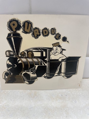 Vintage Angelus Decal - Purdue University featuring Purdue Pete | eBay