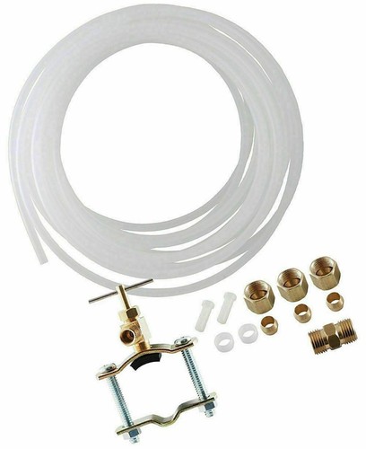 Water Line Poly Hose Tubing Install Kits Fridge Ice Maker Humidifier RO ...