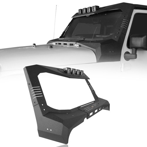 FIT 07-18 JEEP WRANGLER JK MADMAX WINDSHIELD COWL SUN VISOR FRAME ARMOR ...