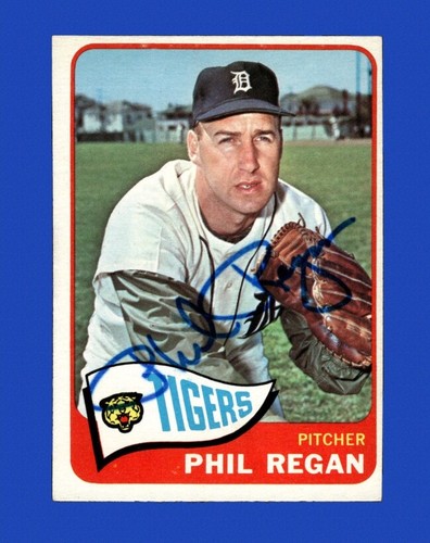 1965 Topps Set-Break #191 Phil Regan AUTO *GMCARDS* | eBay