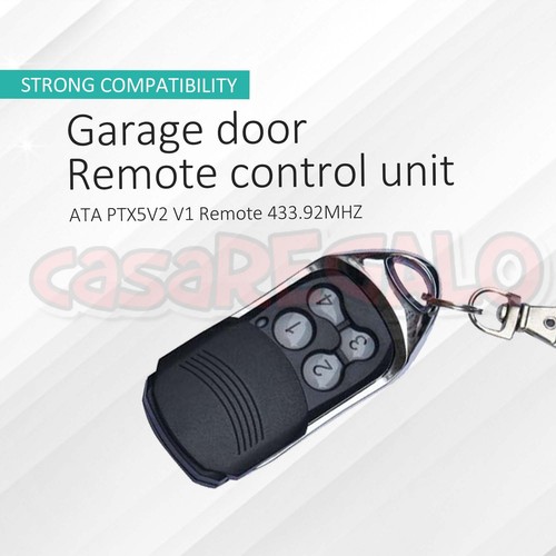 Garage Door Replacement Remote Control For ATA PTX5V2 V1 Remote 433 ...