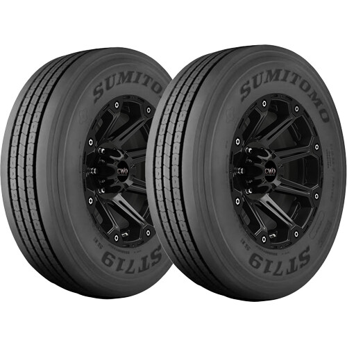 (QTY 2) 215/75R17.5 Sumitomo ST 719SE 135/133L Load Range H Black Wall ...