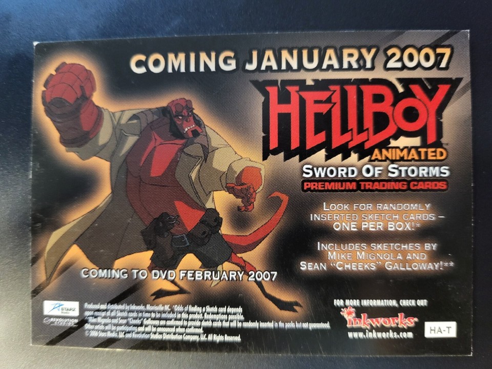 Hellboy Animated Sword of Storms Promo Card # HA-T | eBay