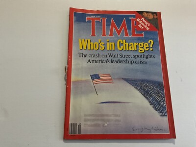 Time Magazine November 9, 1987- The Crash On Wall Street, Deng Xiaoping ...