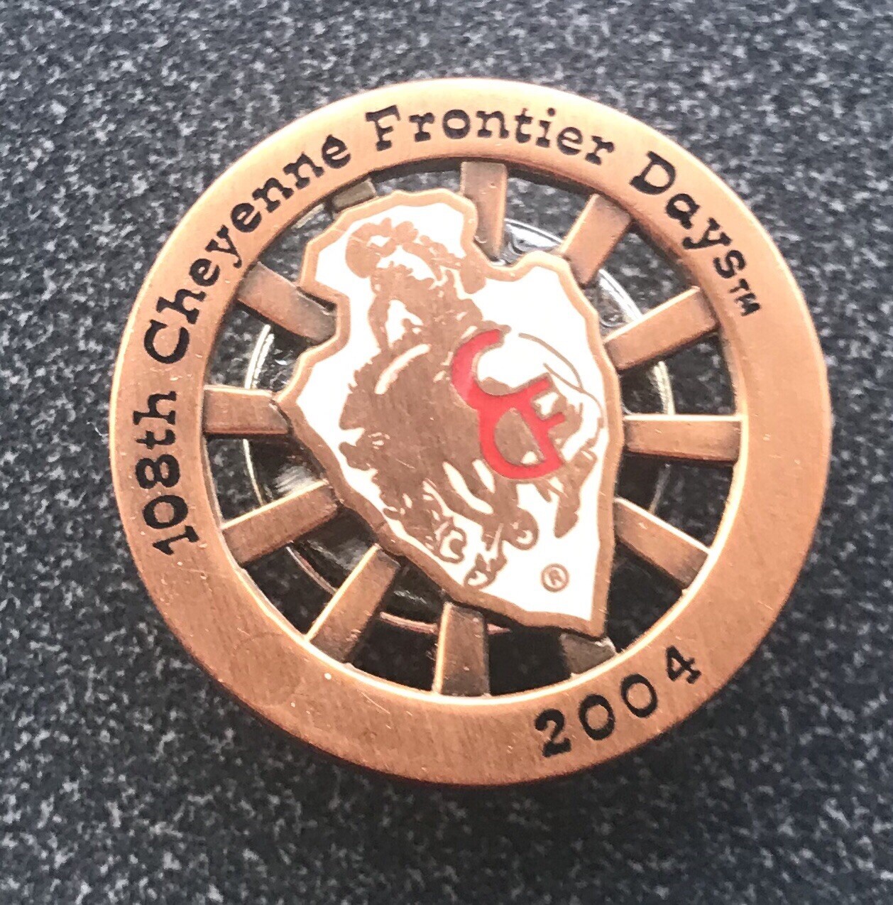 2004 108 BUTTON SNAP COVER Cheyenne Frontier Day Collectible Pin ...