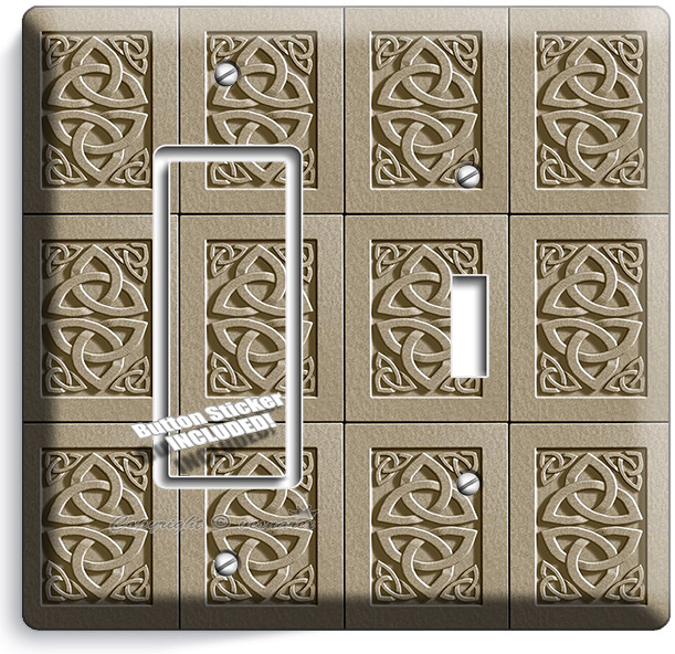 CELTIC KNOT IRISH SPIRITUAL SYMBOL LIGHT SWITCH OUTLET WALL PLATE ROOM ...